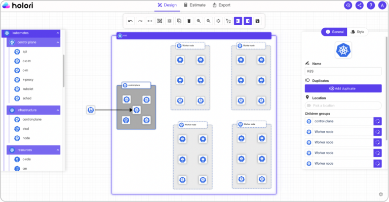 Holori - Kubernetes diagram tool